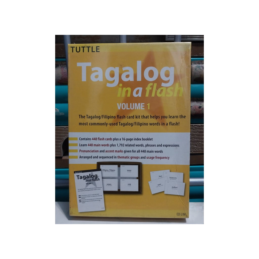 Tagalog In A Flash Volume 1 Box set | Shopee Philippines