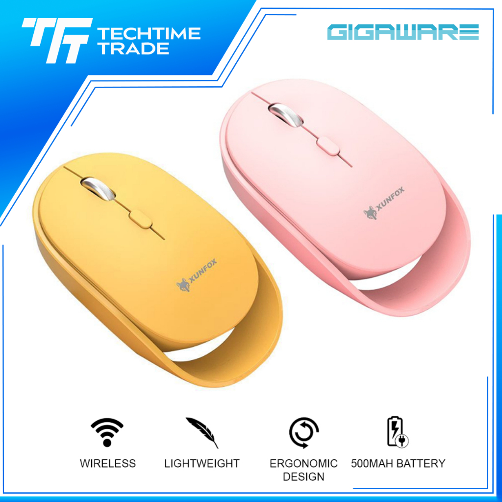 Gigaware Xunfox XYH60 Wireless Gaming Mouse 2.4GHz 1600DPI Charge Mute ...