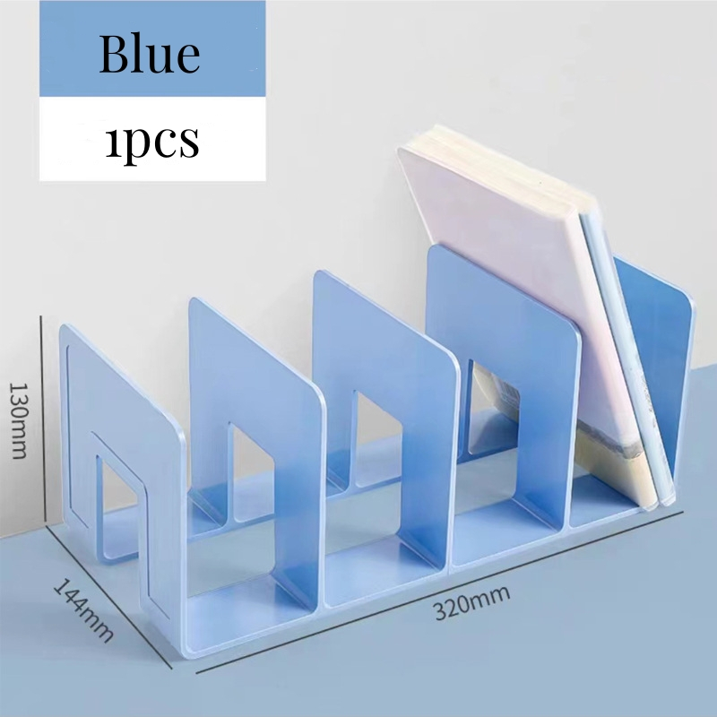 Acrylic bookstand quadruple storage rack Desktop book separation ...
