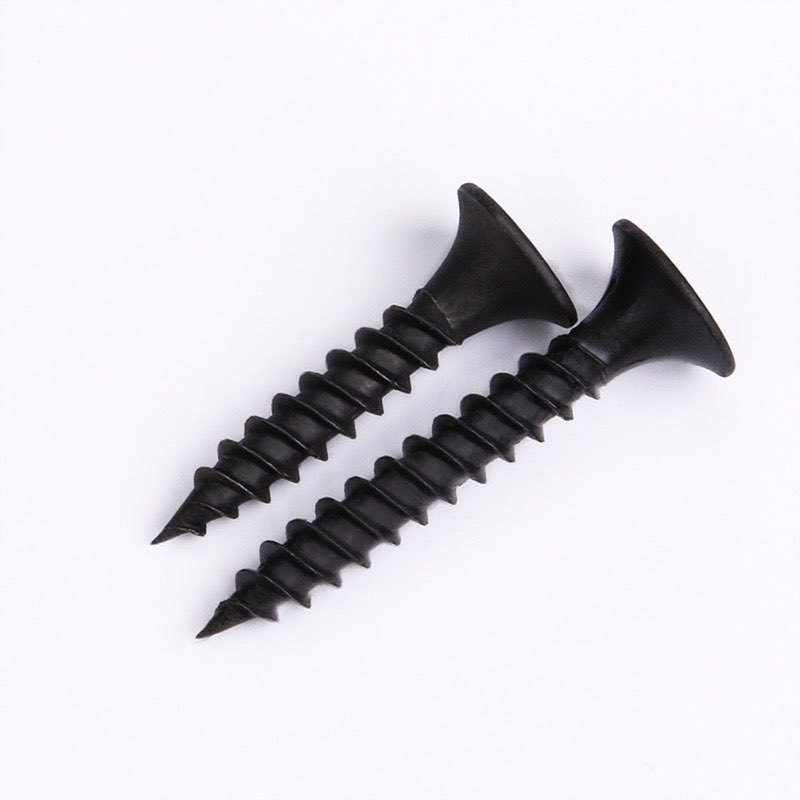 Black Screw / Gypsum Screwfor wood (100pcs) | Shopee Philippines