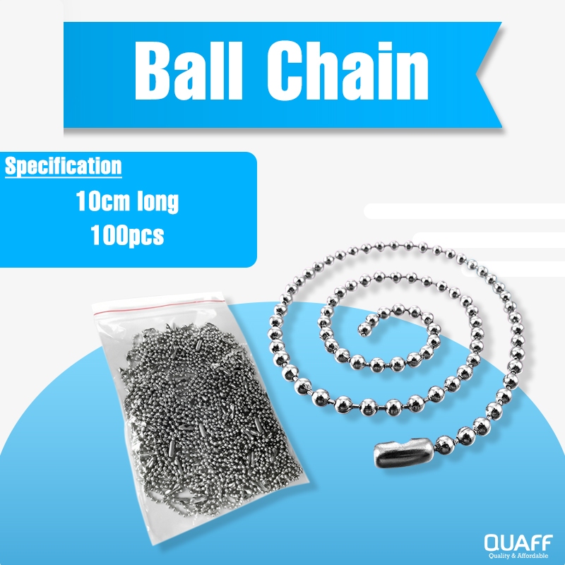 QUAFF Ball Chain 10cm Long (100pcs) | Shopee Philippines