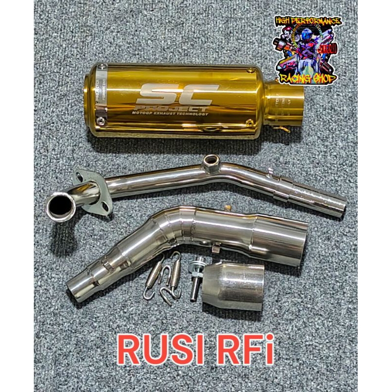 RUSI RFI | SC PROJECT MUFFLER 51mm BIG ELBOW EXHAUST | MUFFLER / PIPE ...