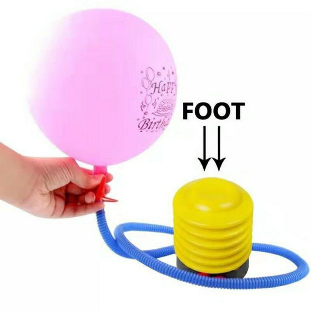 Balloon foot type plastic air pump birthday party anniversary | Shopee ...