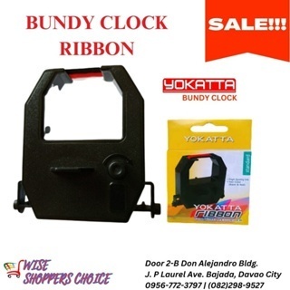 Bundy Clock Ribbon, Compatible for Yokatta DX-6, DX-8, DX-9, NIDEKAT-9 ...