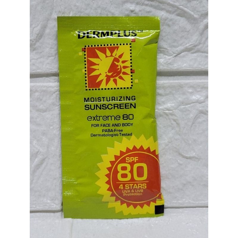 DERMPLUS moisturizing sunscreen extreme spf80 for face and body (15ml ...