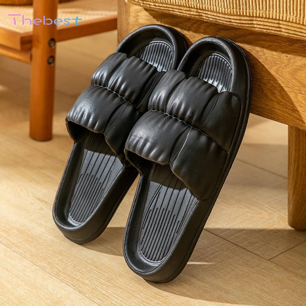 Indoor Home Thin Strip Rubber Slippers for women slip on DOUBLE SIZE ...