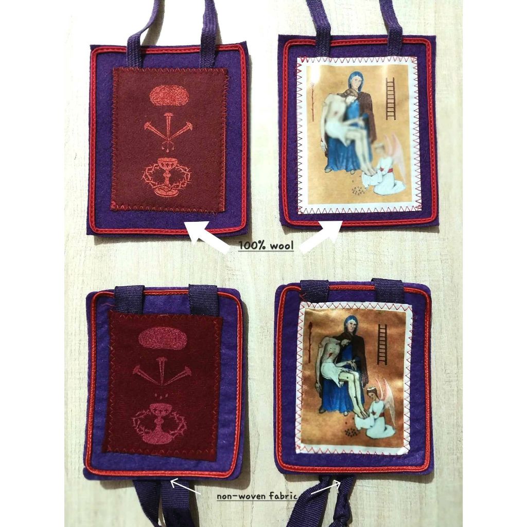 Purple Scapular of Blessing and Protection | Shopee Philippines