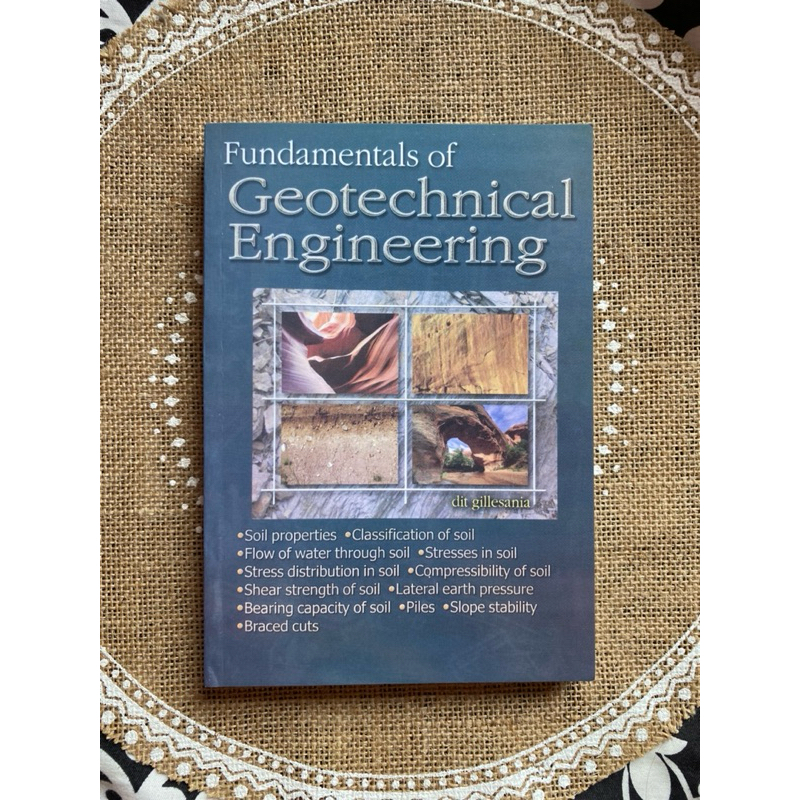 Fundamentals of Geotechnical Engineering by DIT GILLESANIA | Shopee ...