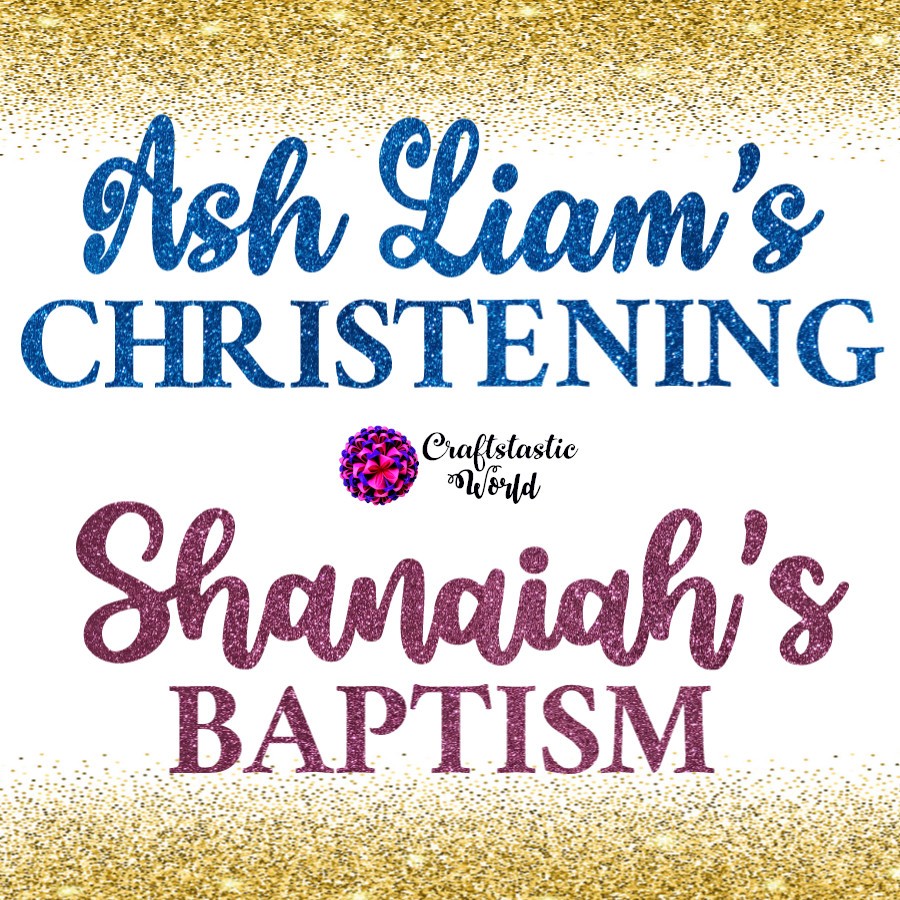 Letter Cut Out for Christening (SOLD and CUT per Letter) | Shopee ...