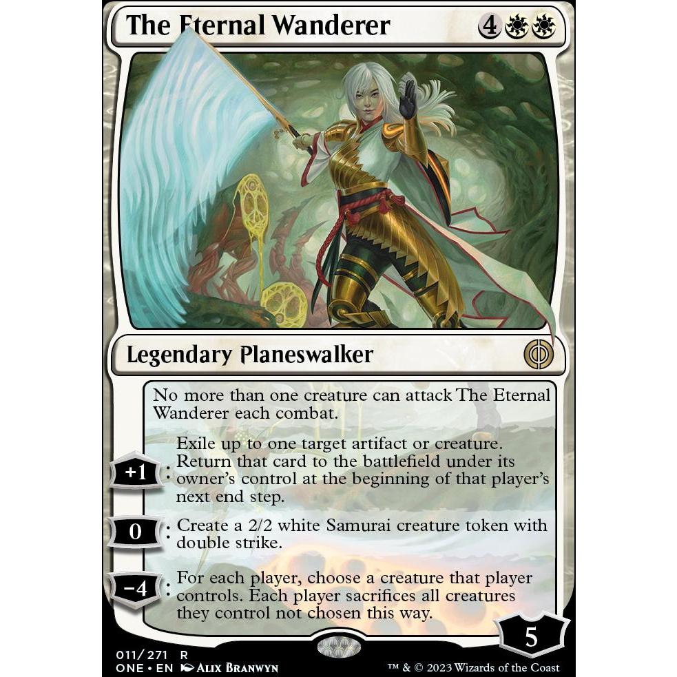 The Eternal Wanderer Rare Phyrexia All Will Be one Magic the Gathering ...