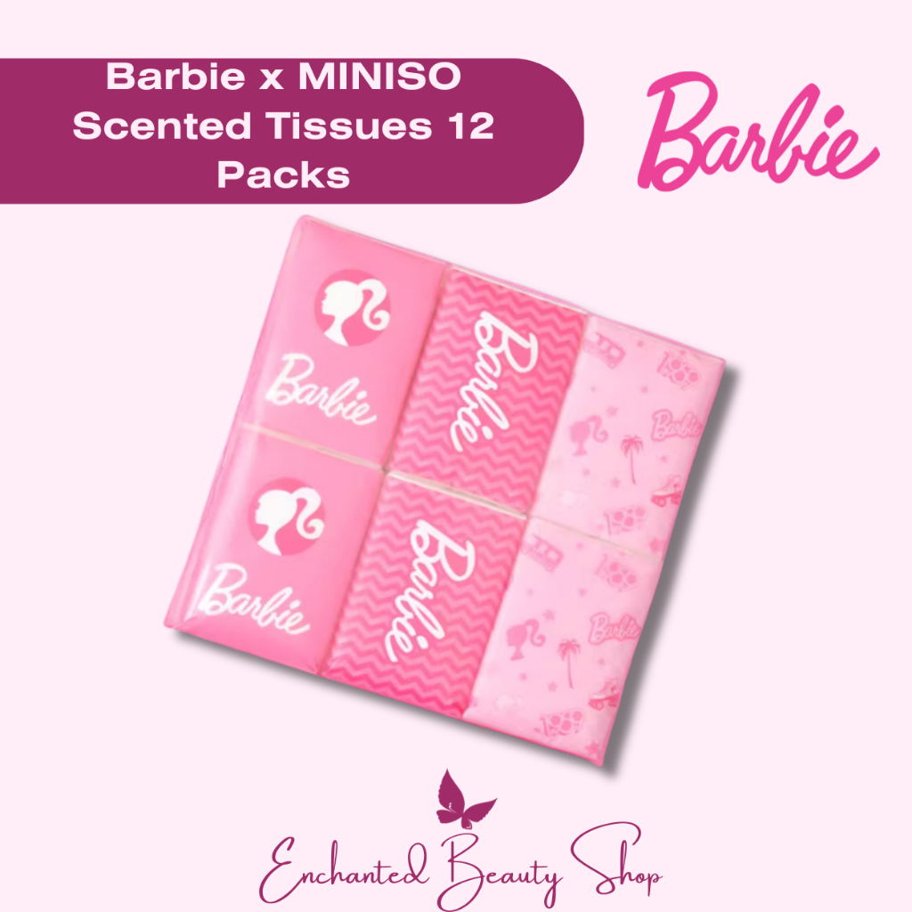 Barbie x MINISO Scented Tissues 12 Packs | Shopee Philippines
