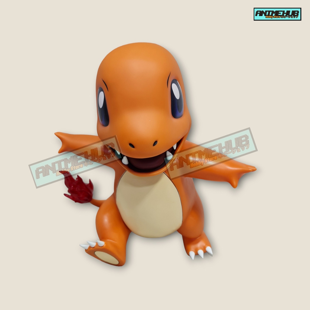 Pokemon 1/1 Charmander PVC Statue with LED GK Knock Off | Shopee ...