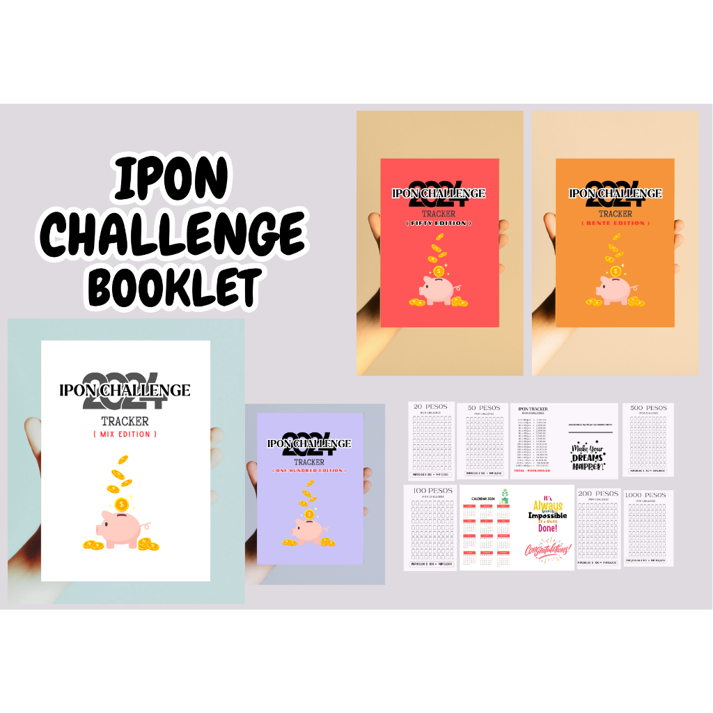 Ipon Challenge Booklet 2025 | Shopee Philippines
