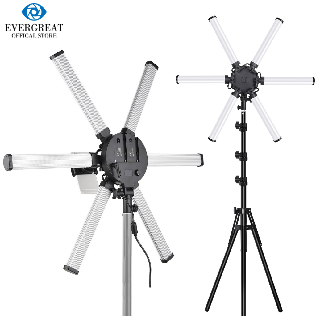 26-inch 6Arms 3200k-5600k Color Led Fill Light Star Ring Light Led For ...