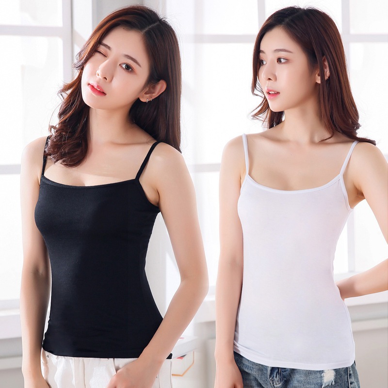 Spaghetti Strap Lace Sando tank tops sexy tops free size | Shopee ...