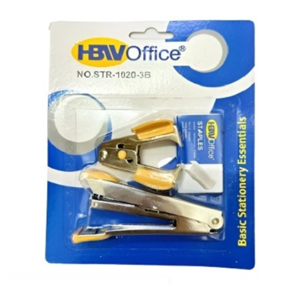 HBW Office Stapler Set w/ FREE Staple Remover & Wire #10 (STR-1020-3B) | Shopee Philippines
