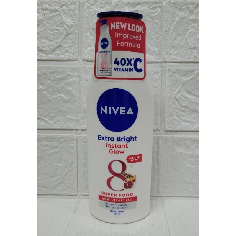 Nivea extra bright instant glow psf15 super food 40x vitamin c body ...