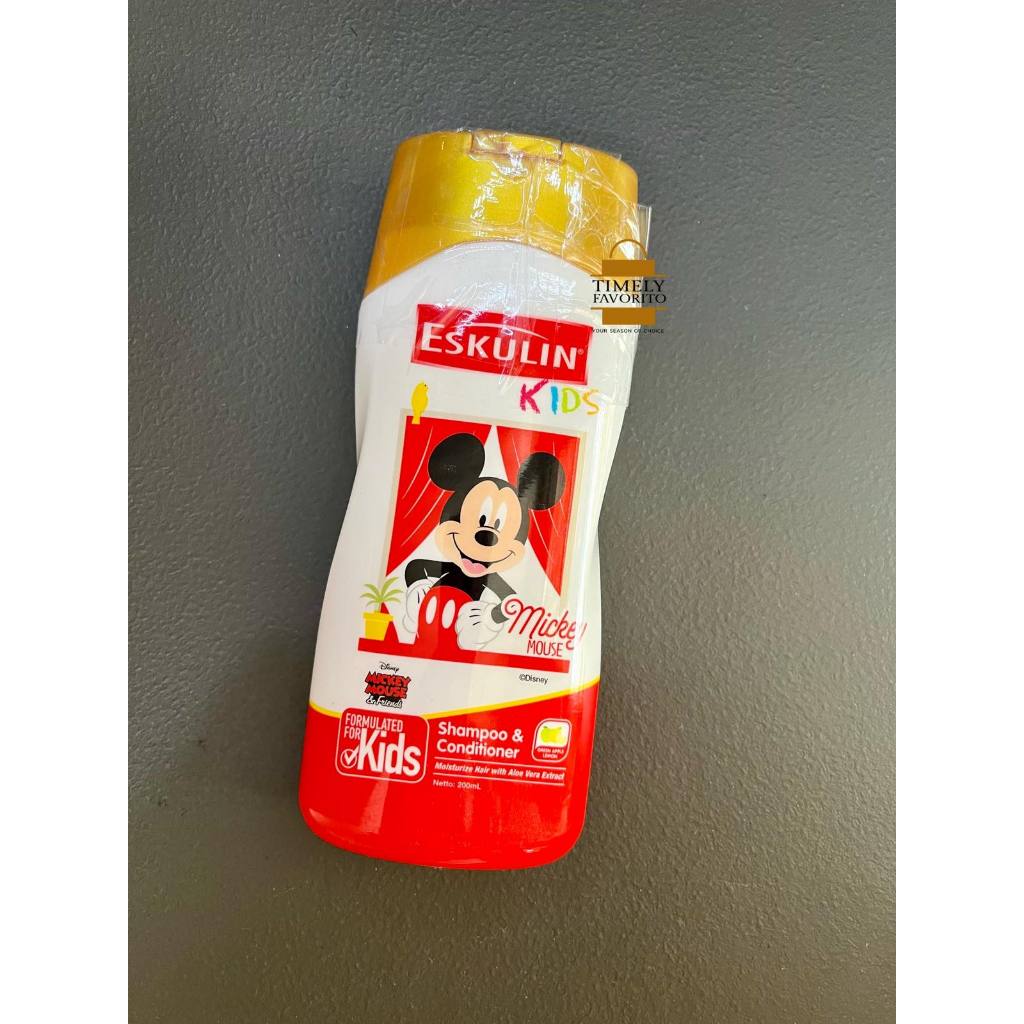 Eskulin Kids Mickey Mouse/Cinderella/Ariel/Rapunzel/Snow White/Shampoo ...