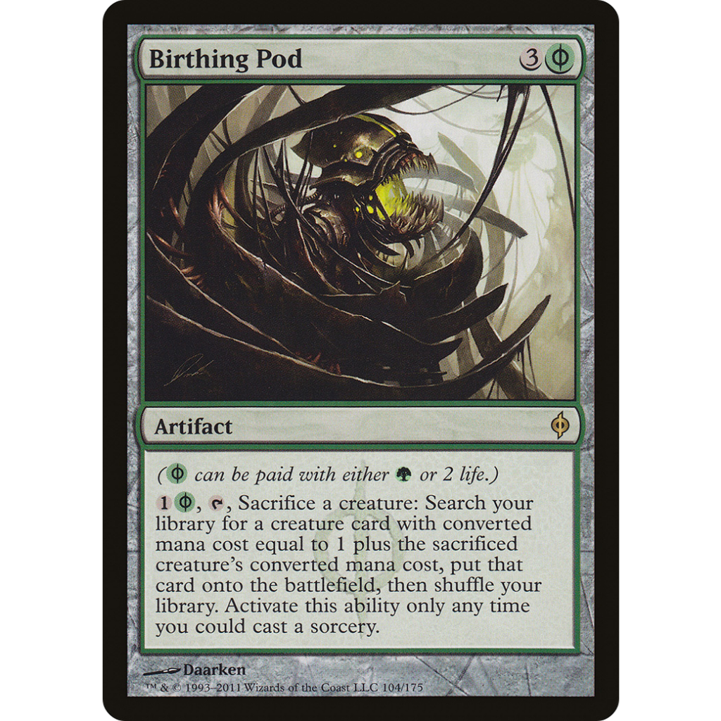 Birthing Pod MTG High Rated Proxies (sticker is already on mtg card ...