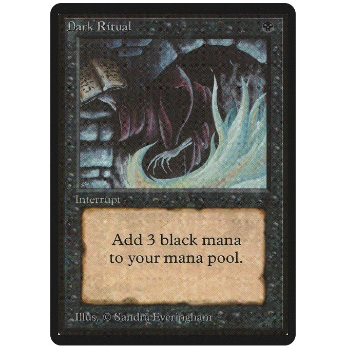 Dark Ritual leb-99 MTG High Rated Proxies (sticker is already on mtg ...