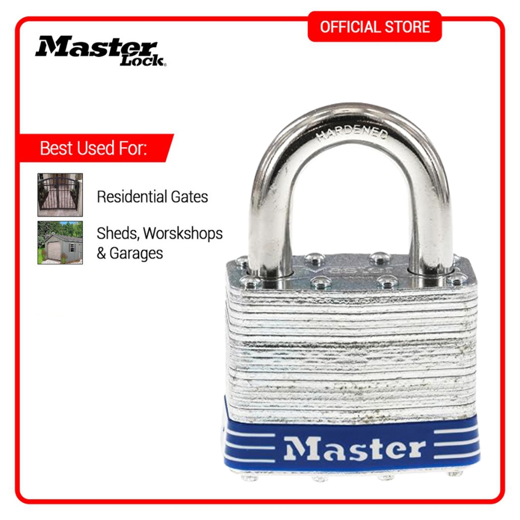 Master Lock 5D/EURD Laminated Steel Padlock 51mm | Shopee Philippines