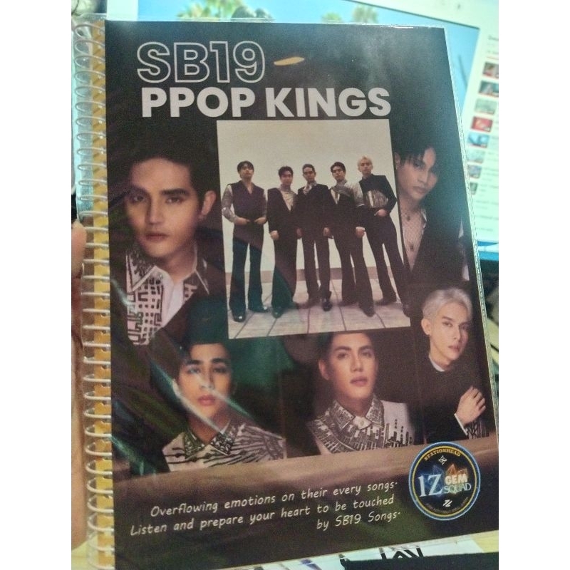 SB19 CUSTOMIZED NOTEBOOK COVER FRONT AND BACK PRINT MAHALIMA WITH SONG ...