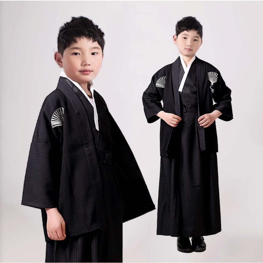 Traditional Japanese Samurai Cosplay Costume For Kids Japanese Kimono ...