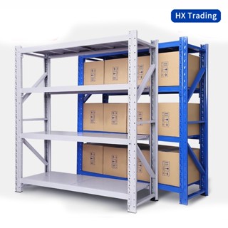 Storage Shelf Cargo Rack Steel Metal Heavy Duty Shelves Disassemble ...