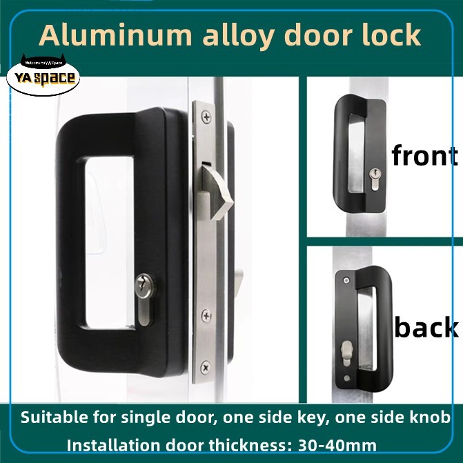 New aluminum798/900 sliding door lock aluminum frame door double-page ...