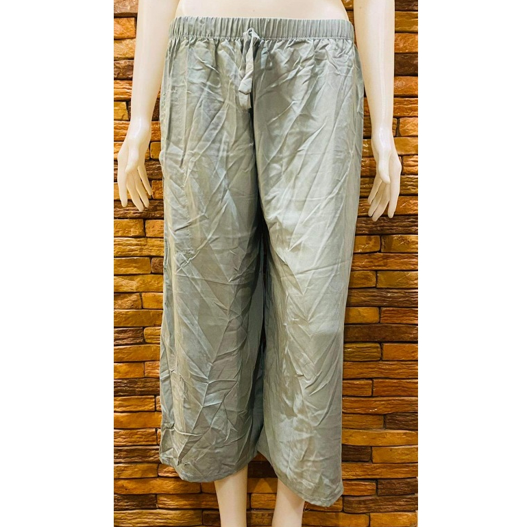 CHALLIS Plain Square pants w/Pocket (CAN FIT UP TO XL) | Shopee Philippines