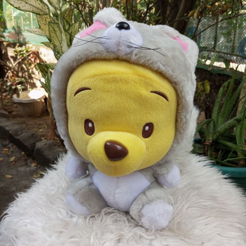 DISNEY Baby Winnie The Pooh Bear In Fox Costume Stuffed Toy | Shopee ...