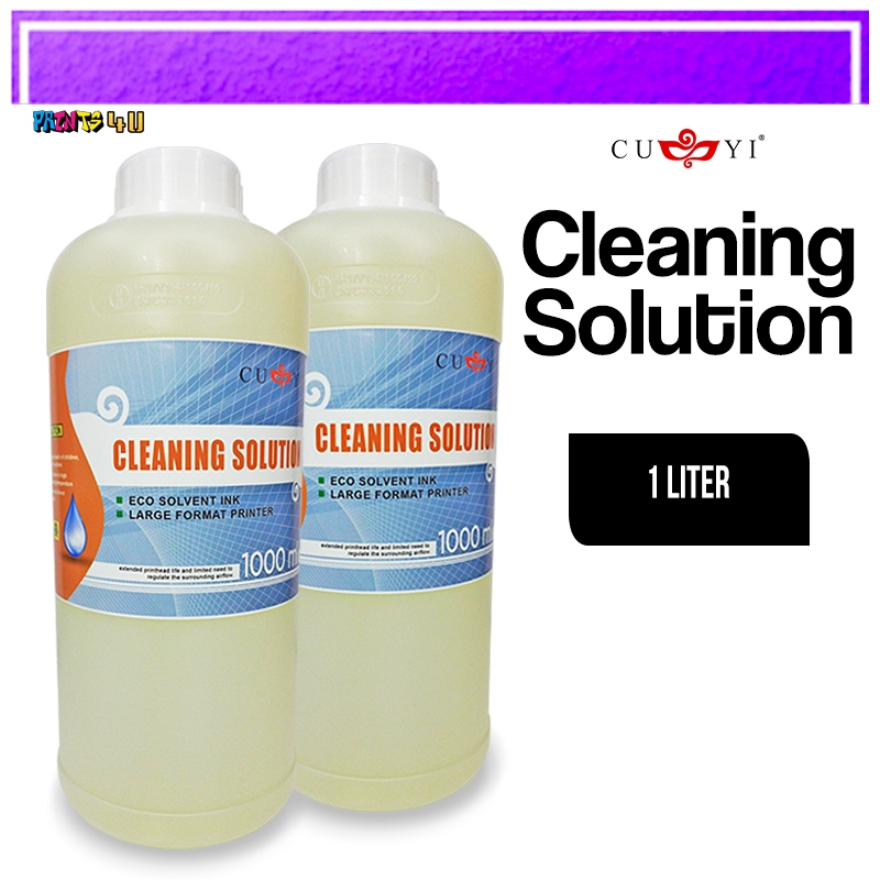 1 Liter CUYI Cleaning Solution for Eco-Solvent Ink | Shopee Philippines