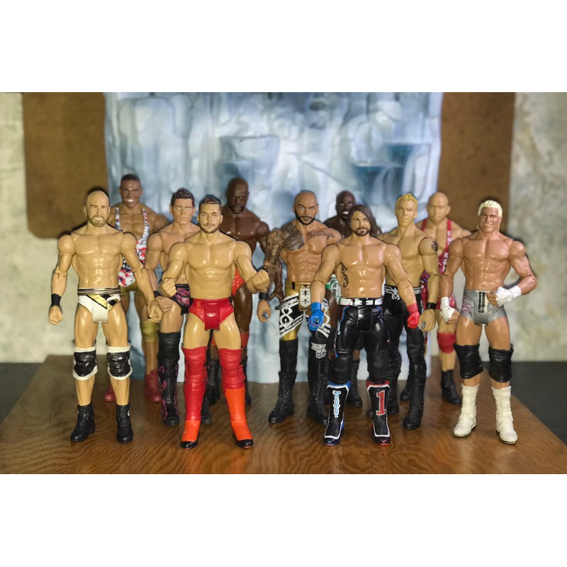 WWE Basic Mattel Batch 3 - (Finn Balor, AJ Styles, Apollo Crews, Ryback ...