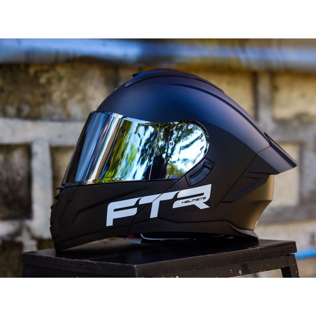 FTR HELMET N GAGE MATTE BLACK WITH FREE CLEAR LENS | Shopee Philippines