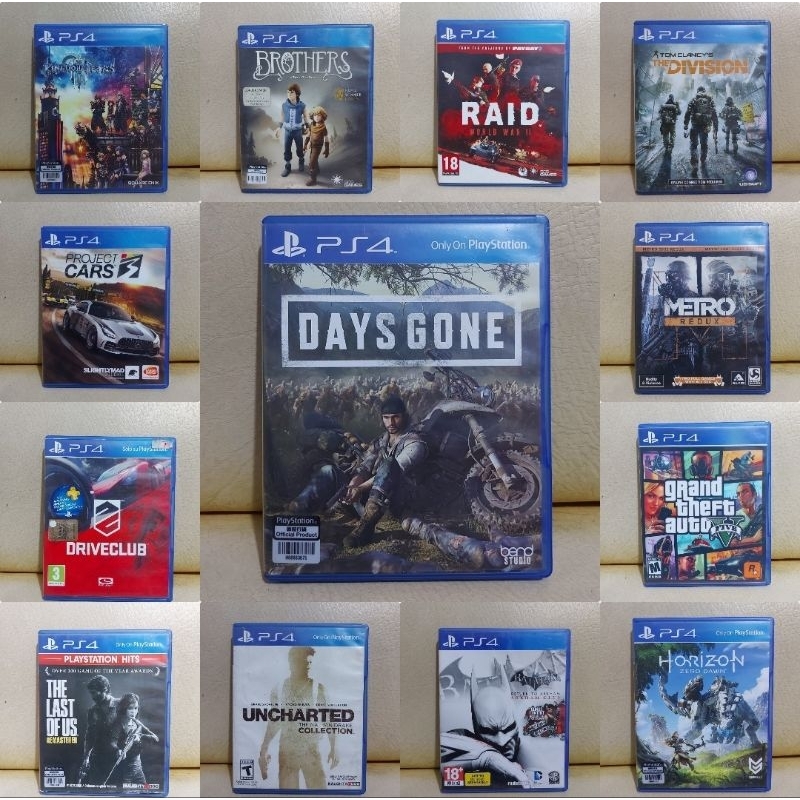 PS4 CD GAMES part - 24 Original | Shopee Philippines