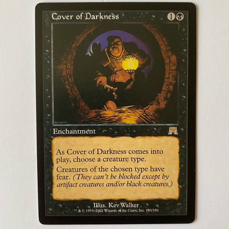 MTG Proxy Playtest Card - Cover of Darkness (ONS) | Shopee Philippines