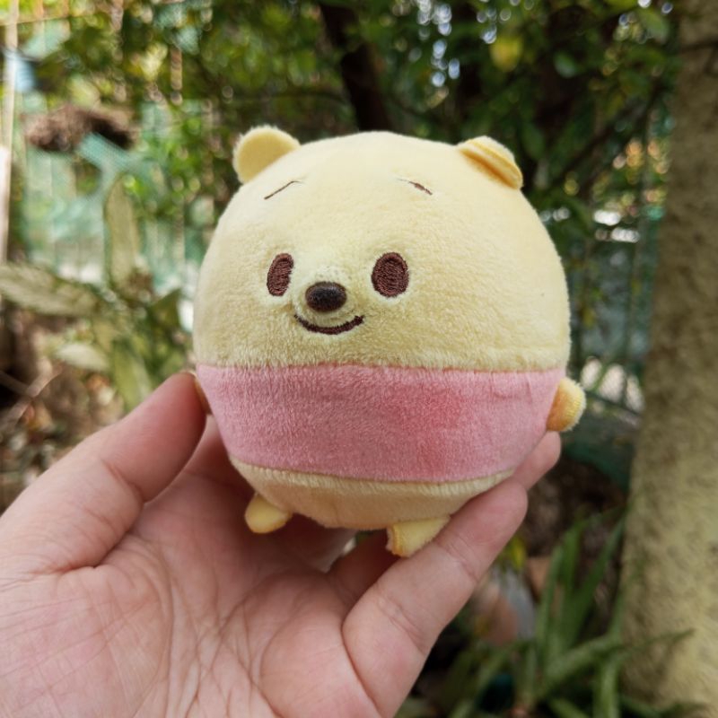 DISNEY Winnie The Pooh Round Mini Plush | Shopee Philippines