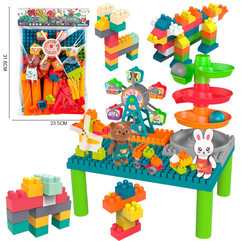 DIY Assembled Children's Play Home Toy Block Combination Children's ...