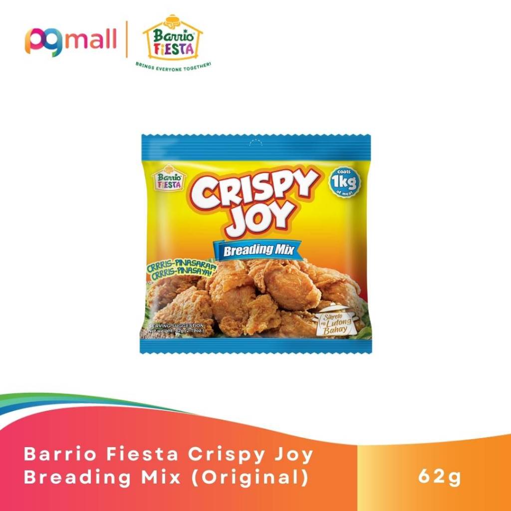 Barrio Fiesta Crispy Joy Breading Mix Original 62g - FG000962 NOV. 2025 | Shopee Philippines