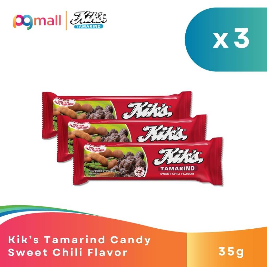Kik's Tamarind Candy Sweet Chili Flavor 35g in 3 pieces (FG001464 ...