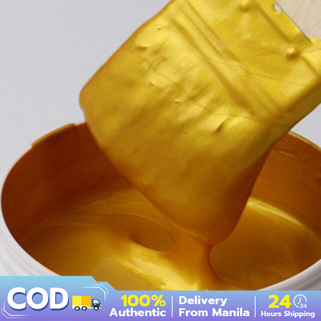 24K Gold Paint for Metal Wood Paint Gold Acrylic Paint Waterproof Color ...