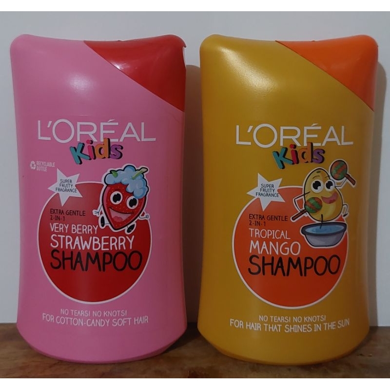 L'oreal Kids Verry Berry Straberry and Tropical Mango Shampoo 250ml ...