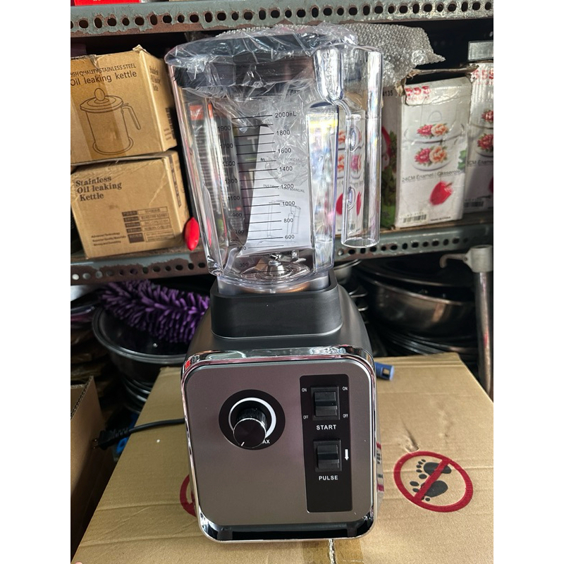 Heavy duty commercial Ice Blender High Speed Fruit Juicer Machine with Cover for Smoothie Shakes ...