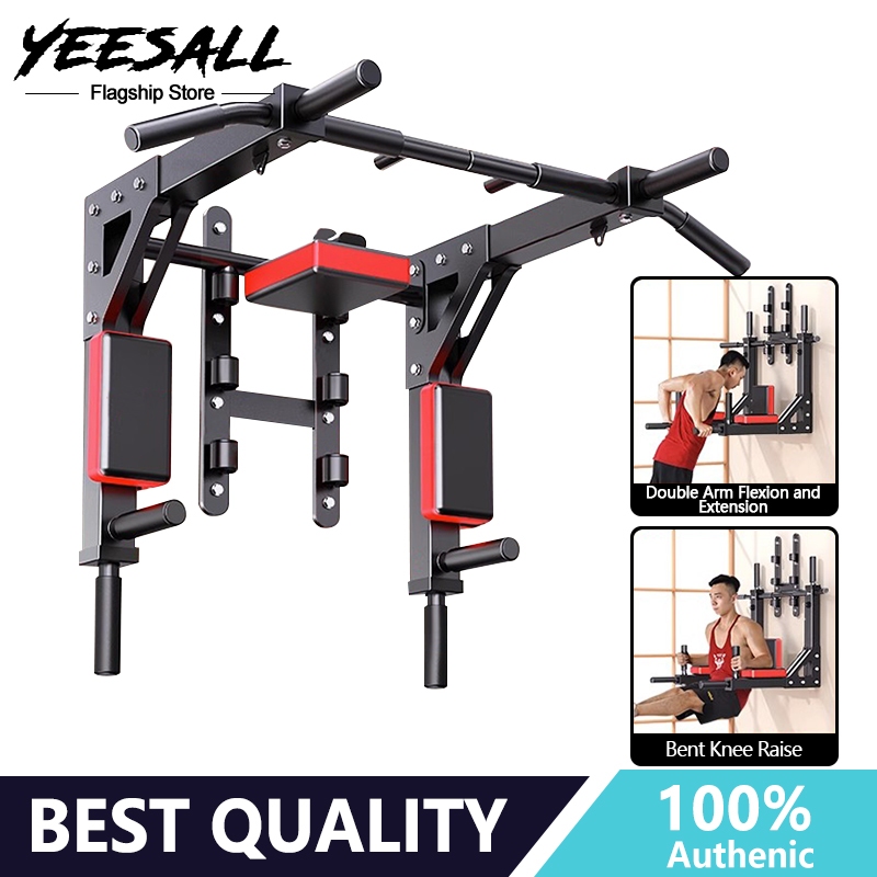 【COD】Multifunctional pull-up bar, wall-mounted single and double bar ...