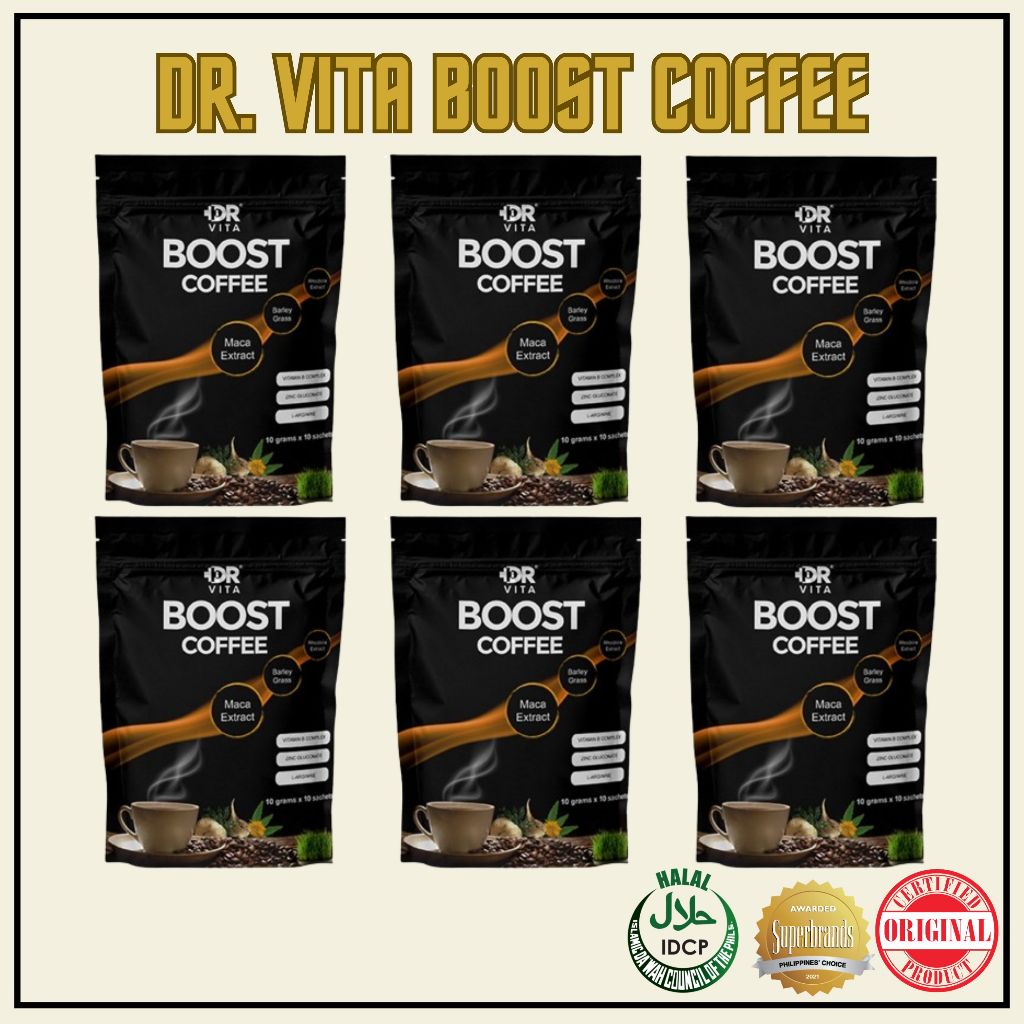 Dr. Vita Maca Boost Coffee (BUY 5 + GET 1 FREE) | Shopee Philippines