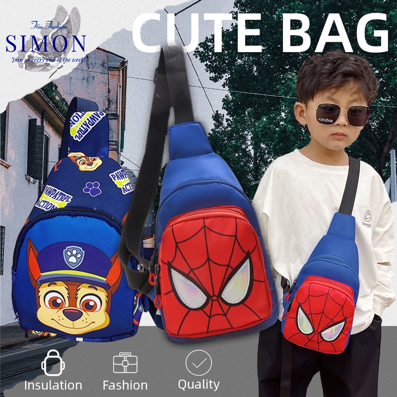 Cartoon Baby Bag Mini Shoulder bags for Kids Spider Bag Luggage ...