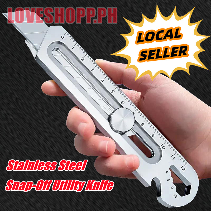 6 in 1 Heavy Duty 18mm Multifunctional blade Paper cutter Stainless ...