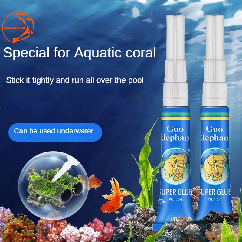 Aquarium Glue 5g for Aquascape Plants Stones Woods Fish Tank ...