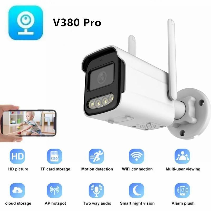 V380 K3 1080P HD Wifi IP Camera two Way Audio Outdoor Waterproof Night ...