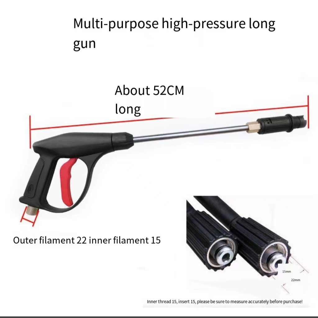 High pressure explosion proof flush outlet pipe spray gun | Shopee ...